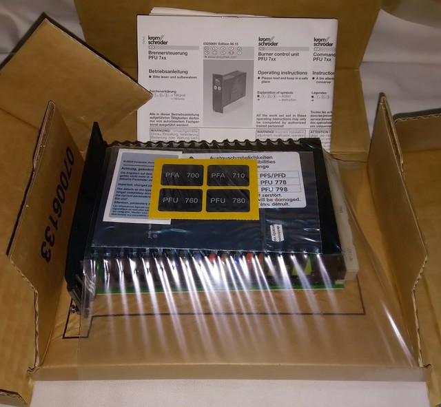 Kromschroder PFU760NK1 Burner Control 120vac PFU 760 PFS PFD 88650352 ...