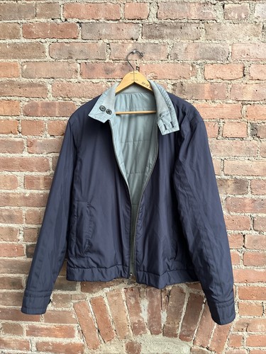 Vintage Façonnable Men’s Reversible Jacket, Size Medium Gray/Blue | eBay