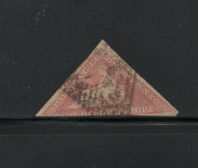 Cape of Good Hope triangle stamps, Scott No. 12 used Scott catalog 350. ...