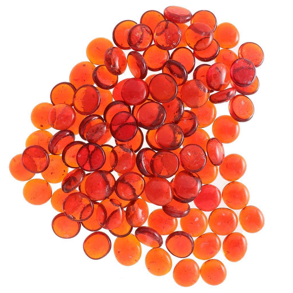 100Pcs Solid Color Marbles, Pebbles for Aquarium , Table Scatter Decor ...