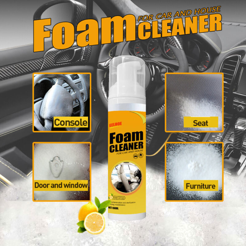 Multi-functional Foam Cleaner Cleaning Spray Powerful Stain Removal Kit ...