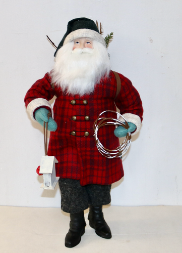 HALLMARK Heritage Woodsman Santa figure 2017 Christmas | eBay