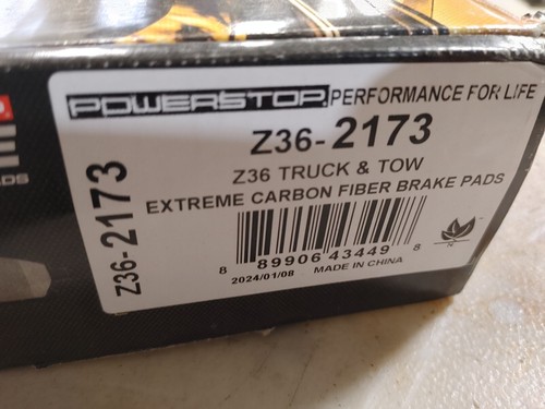 PowerStop Z36-2173 - Disc Brake Pad Set, Front (Z1D) | eBay