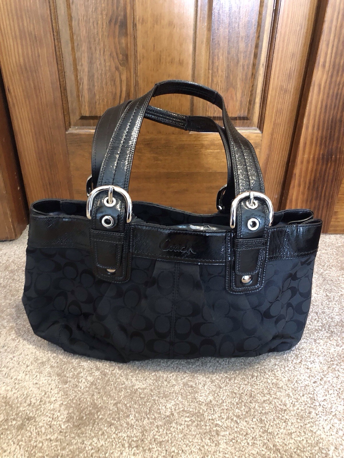 Coach F13742 Black SOHO Signature bag - Gem