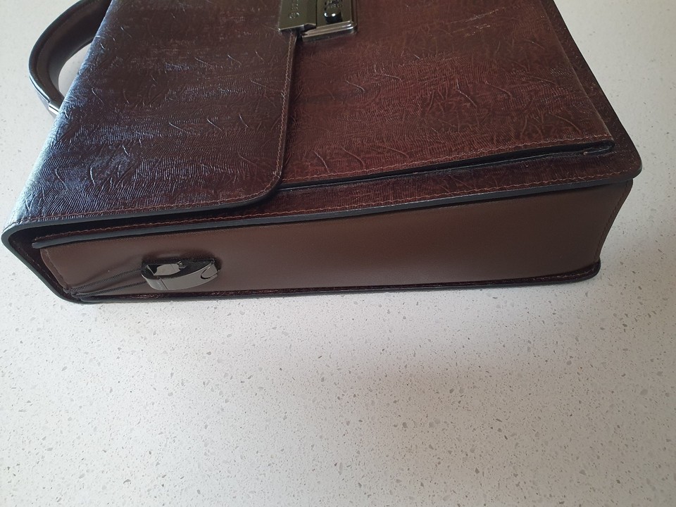 GoldLion Satchel Briefcase Sling Bag Document Holder Combination Lock ...