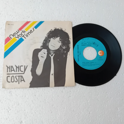 NANCY COSTA " NEW YORK TIMES" 45 RPM 1984 DISCHI RICORDI SPEDIZIONE ...