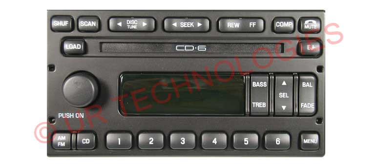 2C7T18C815CA AM/FM 6-CD OEM RADIO FOR 2003-2004 FORD EXCURSION | eBay