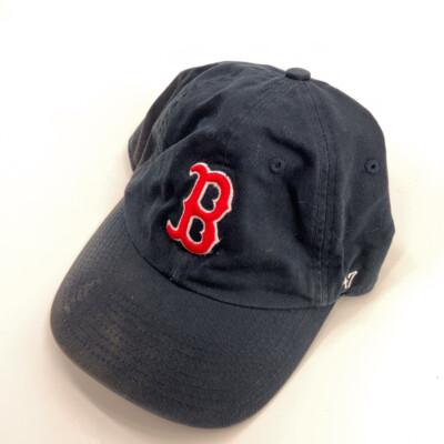 Dark Blue Cotton Red Sox Dad Cap Buckle Back With Small Sock Tag | eBay