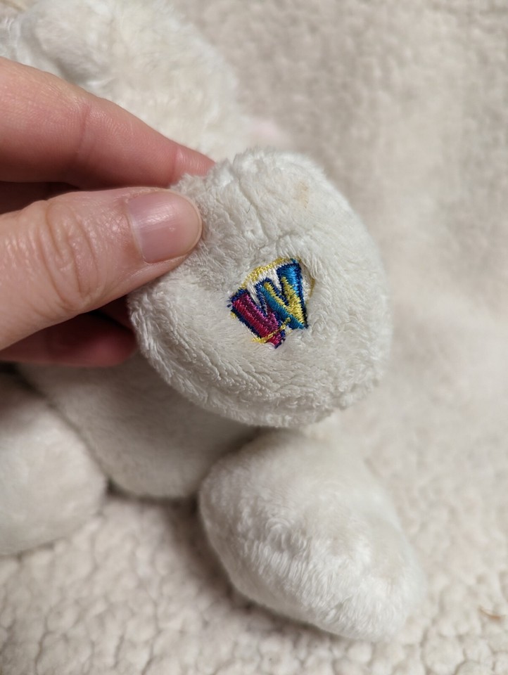 Webkinz Easter Bunny Rabbit Plush Stuffed Animal Toy 8'' White (no code ...