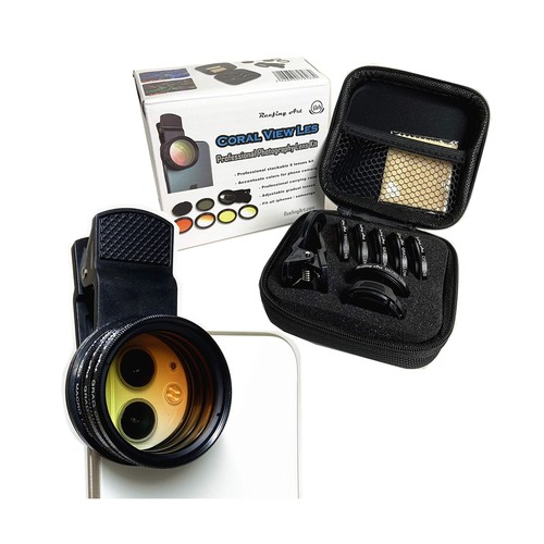 Coral View Lens Professional Photography 10 in 1 Kit 2inch Large Reef ...