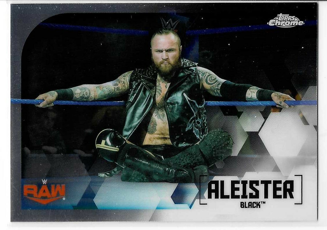 Aleister Black 2020 Topps Chrome WWE Raw Card #2 | eBay