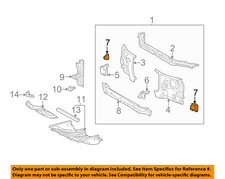 TOYOTA OEM 2004 Tundra Radiator Core Support-Mount Bracket Right ...