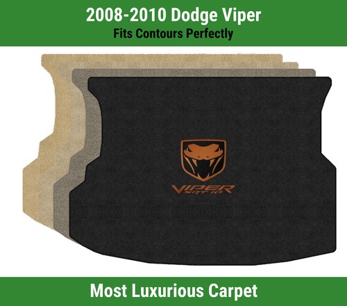 Lloyd Luxe Trunk Carpet Mat for '08-10 Dodge Viper w/Copper Viper Snake ...