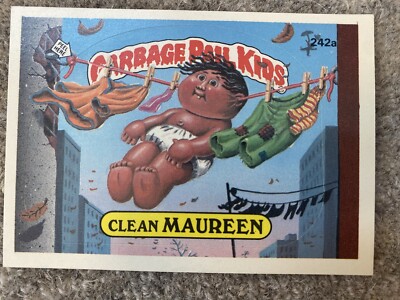 Original 1986 Garbage Pail Kids Series 6 #242a Clean Maureen | eBay