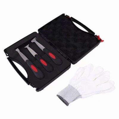 Manual Windshield Urethane Scraper Tool Kit with 3pcs Blades with Soft ...