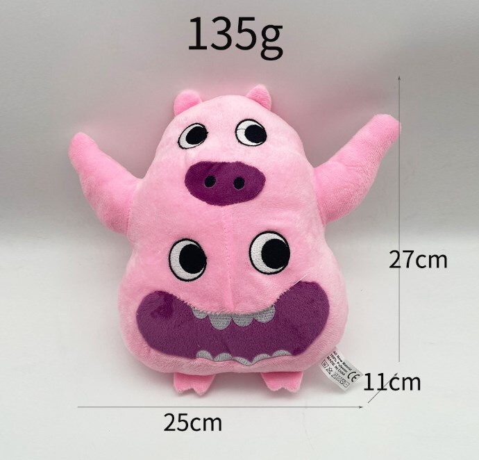 Class Garden plush toy Children's game Cook Pig Monster plush toy doll ...
