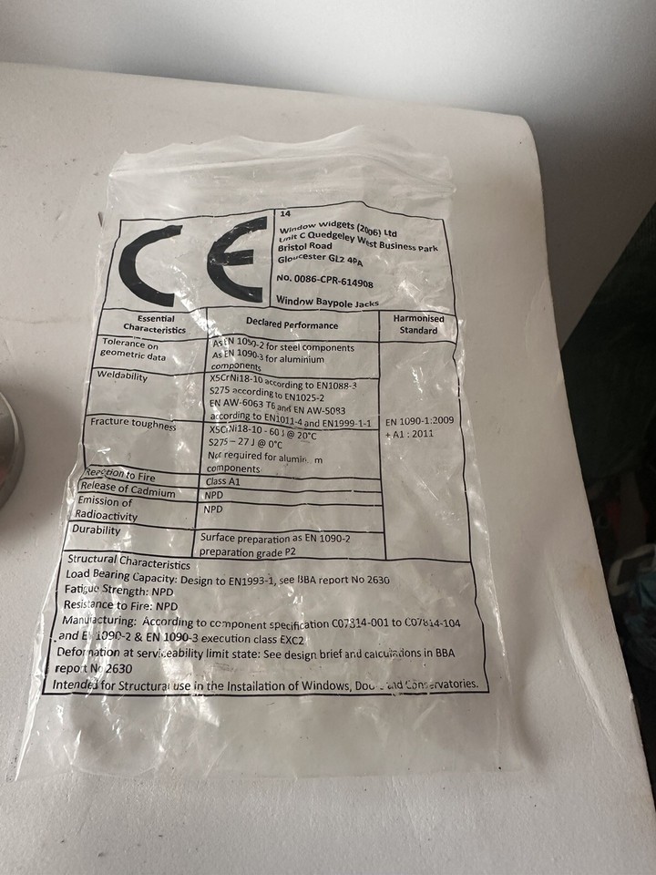 4 X Square WINDOW BAYPOLE JACK Structural Support Window Upvc Widget ...