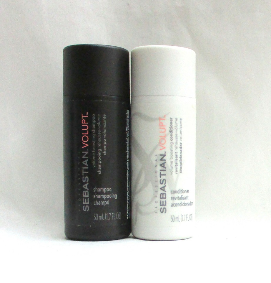 Sebastian Volupt Volume Boosting Shampoo and Conditioner Travel Size 1. ...