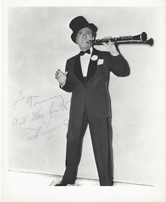 TED LEWIS—SIGNED PHOTO—Clarinetist•Bandleader•Film Star+Biopic•Abbott ...