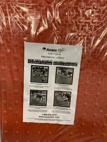 ACCESS TILE TACTILE SYSTEMS CAST IN PLACE DETECTABLE WARNING MAT ...