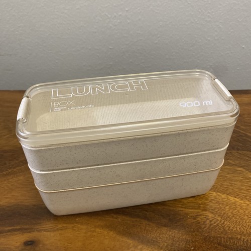 Wonderful Life Lunch Box Delicious Lunch 900mL w/Utensils Compact ...