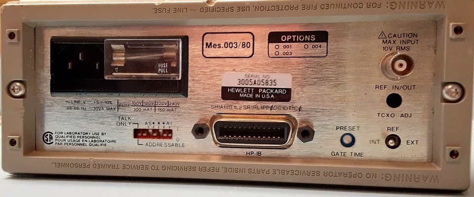 HP 5316b Universal Counter - 100 MHz | eBay
