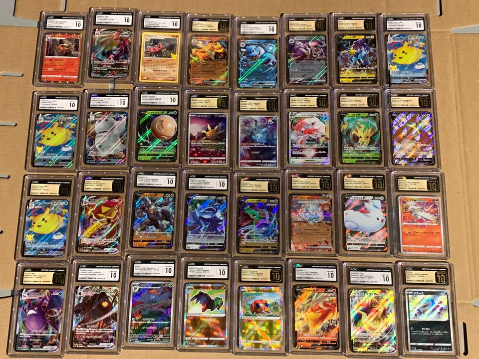 300 CGC 10 PRISTINE GEM MINT Graded Lot Pokemon Slab Bulk Wholesale IN ...