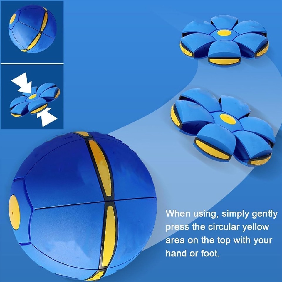 Magic Meta Bouncing Ball for Kids, Flying Saucer Bouncy Ball For Parent ...