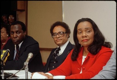 Photo:J. Farmer i.e. Vernon Jordon; and Benjamin Hooks Coretta Scott ...