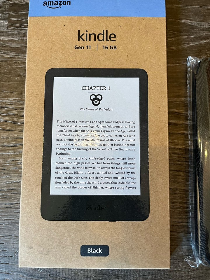New Kindle (16 GB) - Lightest and most compact Kindle - Black Brand New ...