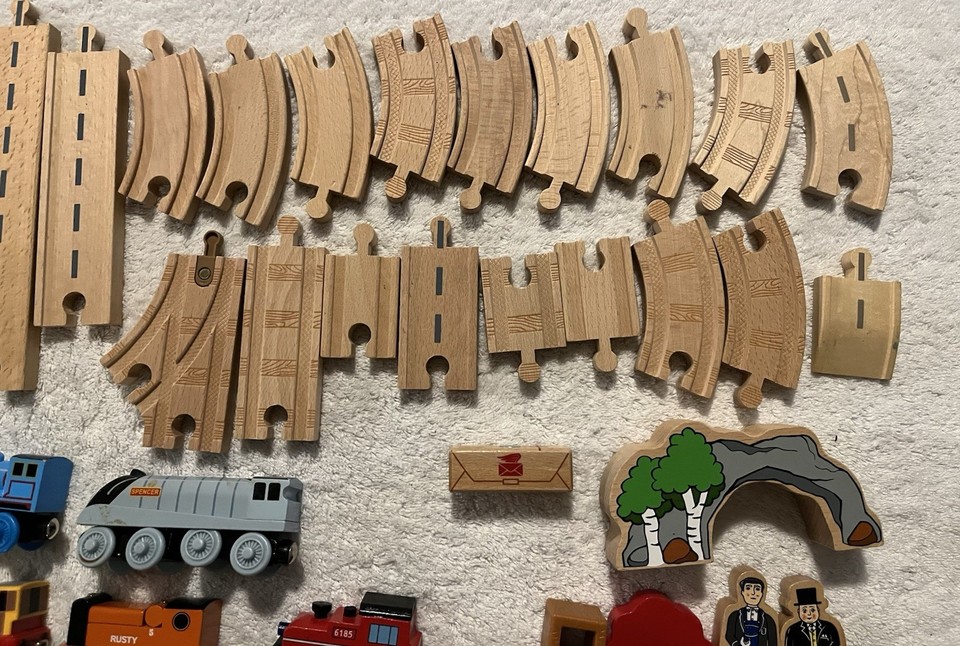 Thomas & Friends Wooden Adapter Track Set And Other Wooden Trains | eBay