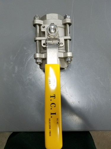 t.c.i. 2-1/2" Ball Valve 1000# 316 3-Piece butt weld Full Port TCI TC ...