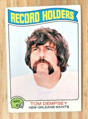 1975 TOPPS TOM DEMPSEY CARD#353 LOS ANGELES RAMS BILLS SAINT EAGLES ...