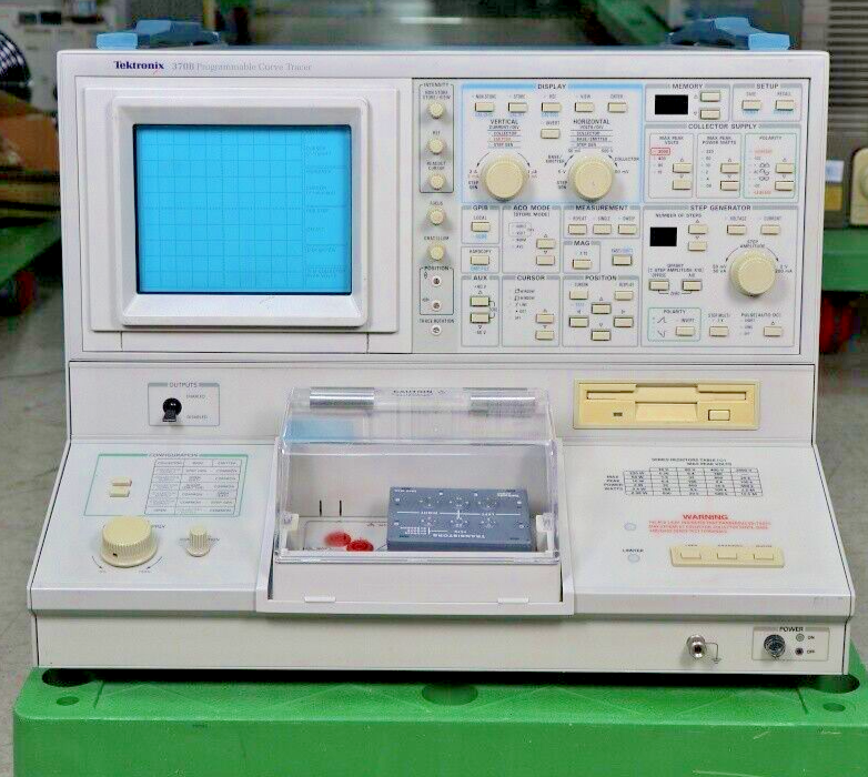 Tektronix 370B Curve Tracer with plastic protect cover | eBay
