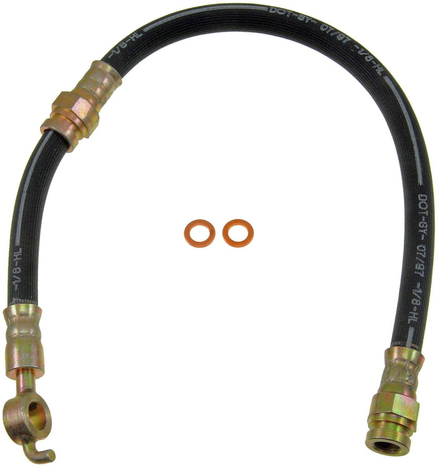 Brake Hydraulic Hose Dorman H380408 fits 95-98 Mazda Protege for sale ...