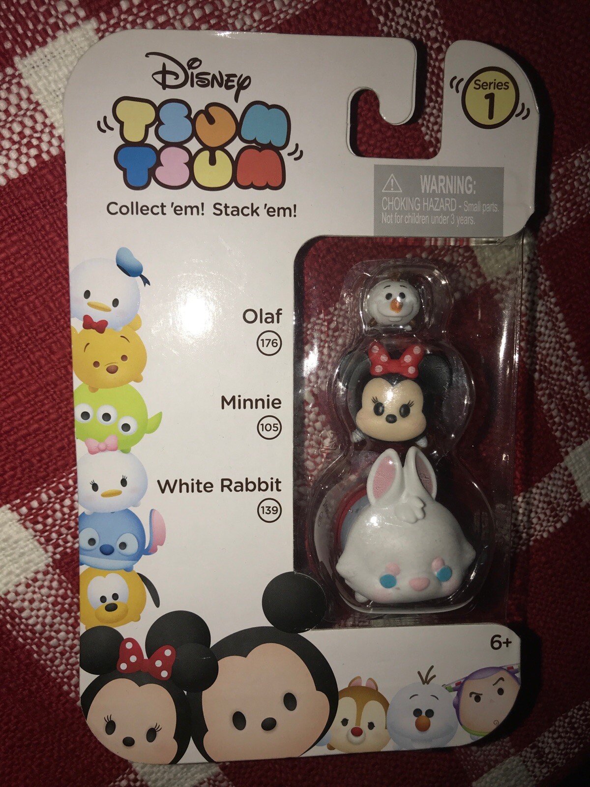 Disney Tsum Tsum Stackables Series 1 *176 Olaf ,105 Minnie, 139 White ...