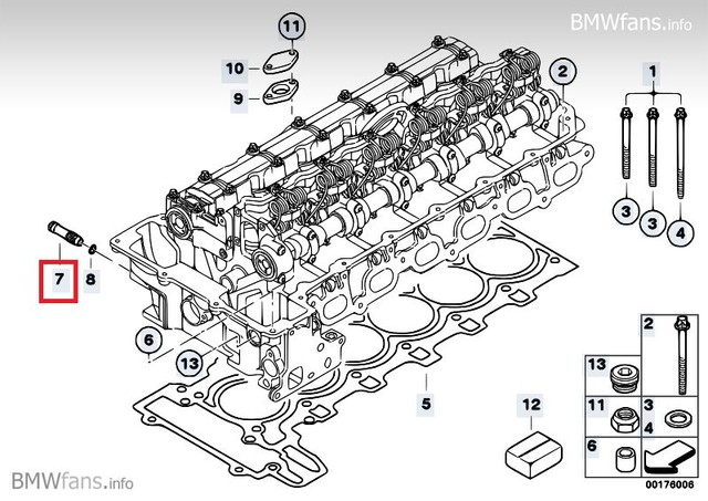 New BMW E81 E90 330i E60 530i N52 E65 X5 E70 Non-Return Valve ...