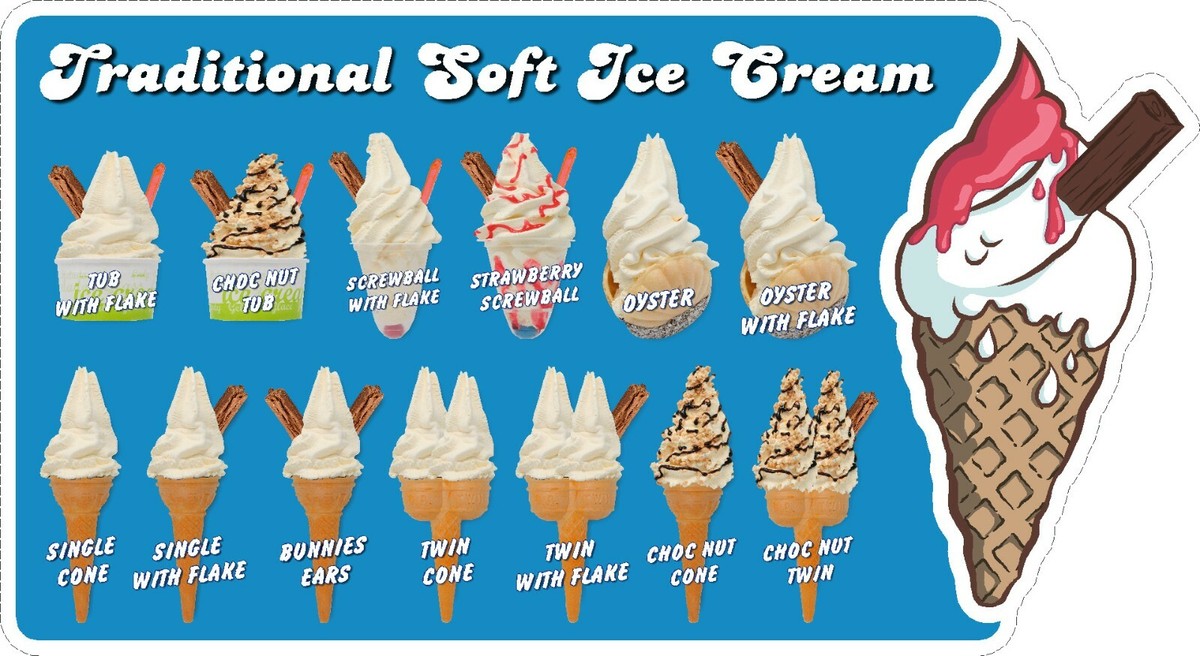 Ice Cream Truck Safety Signs Ice Cream Truck Sign Hi Res Stock
