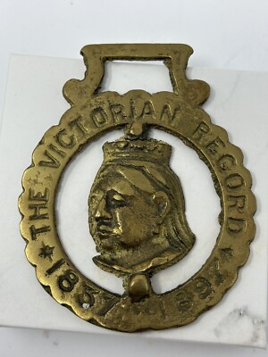 Vintage Horse Brass The Victorian Record 1837-1897 Queen Victoria | eBay
