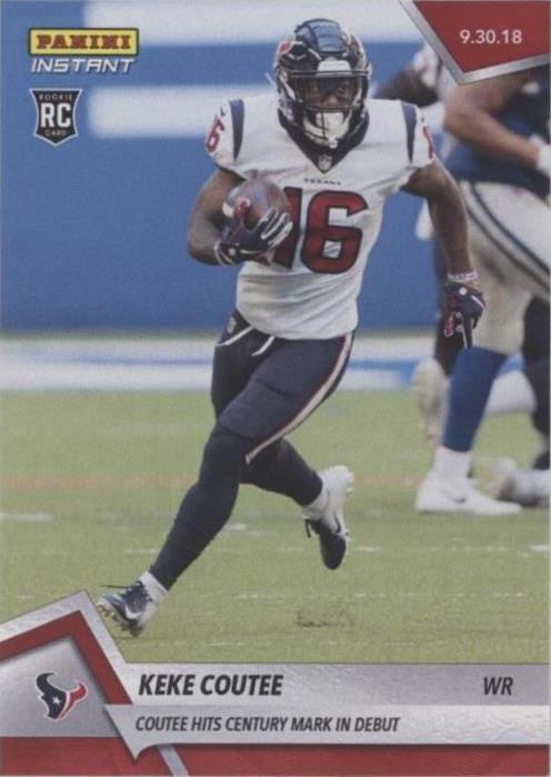 2018 Panini Instant NFL - Keke Coutee #44 /82 (RC) for sale online | eBay