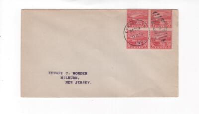 First day cover, Sc #681 BL4, Ohio River, Evansville cancel, Worden ...