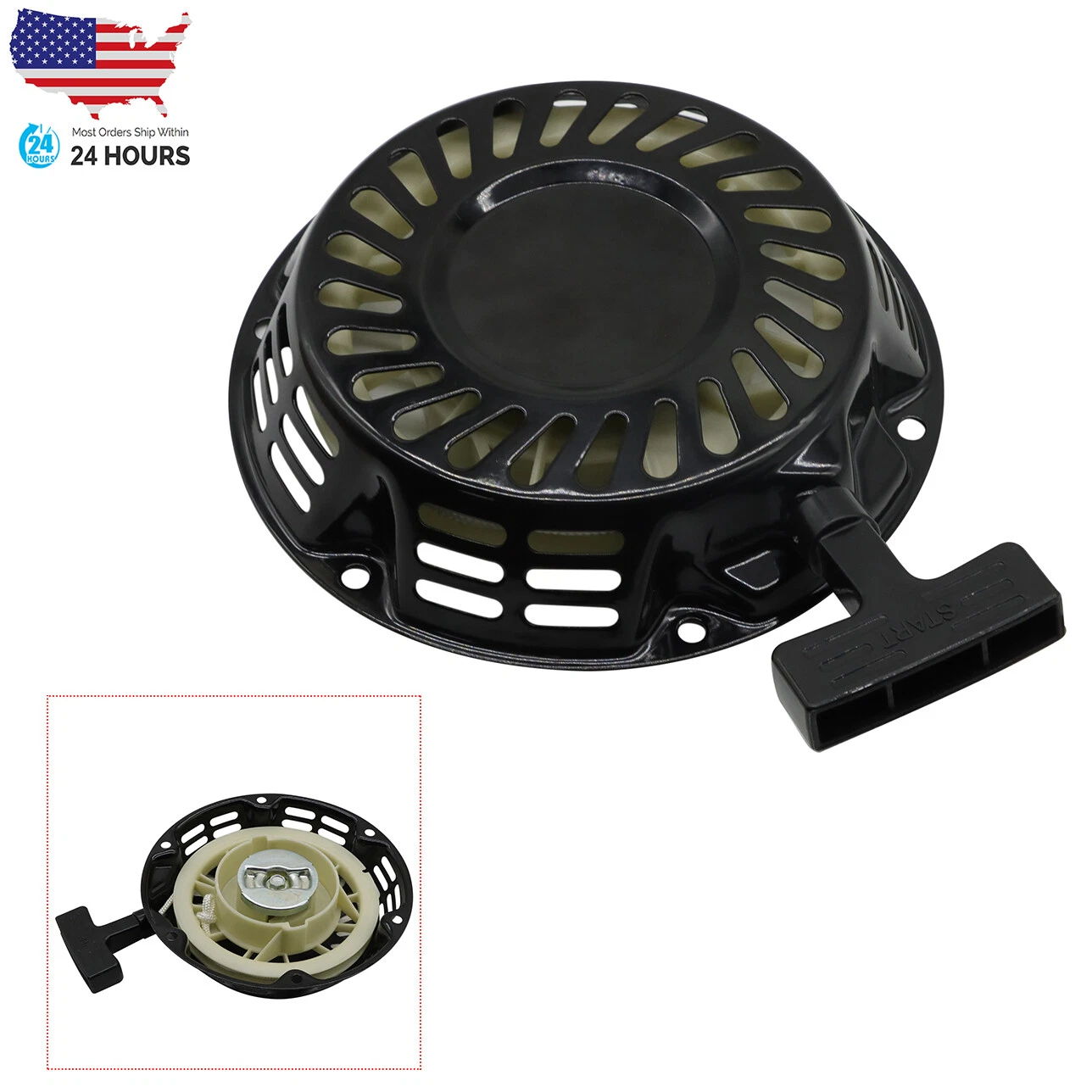 Pull Start Starter Recoil For Harbor Freight Predator Rato 173cc 212cc ...