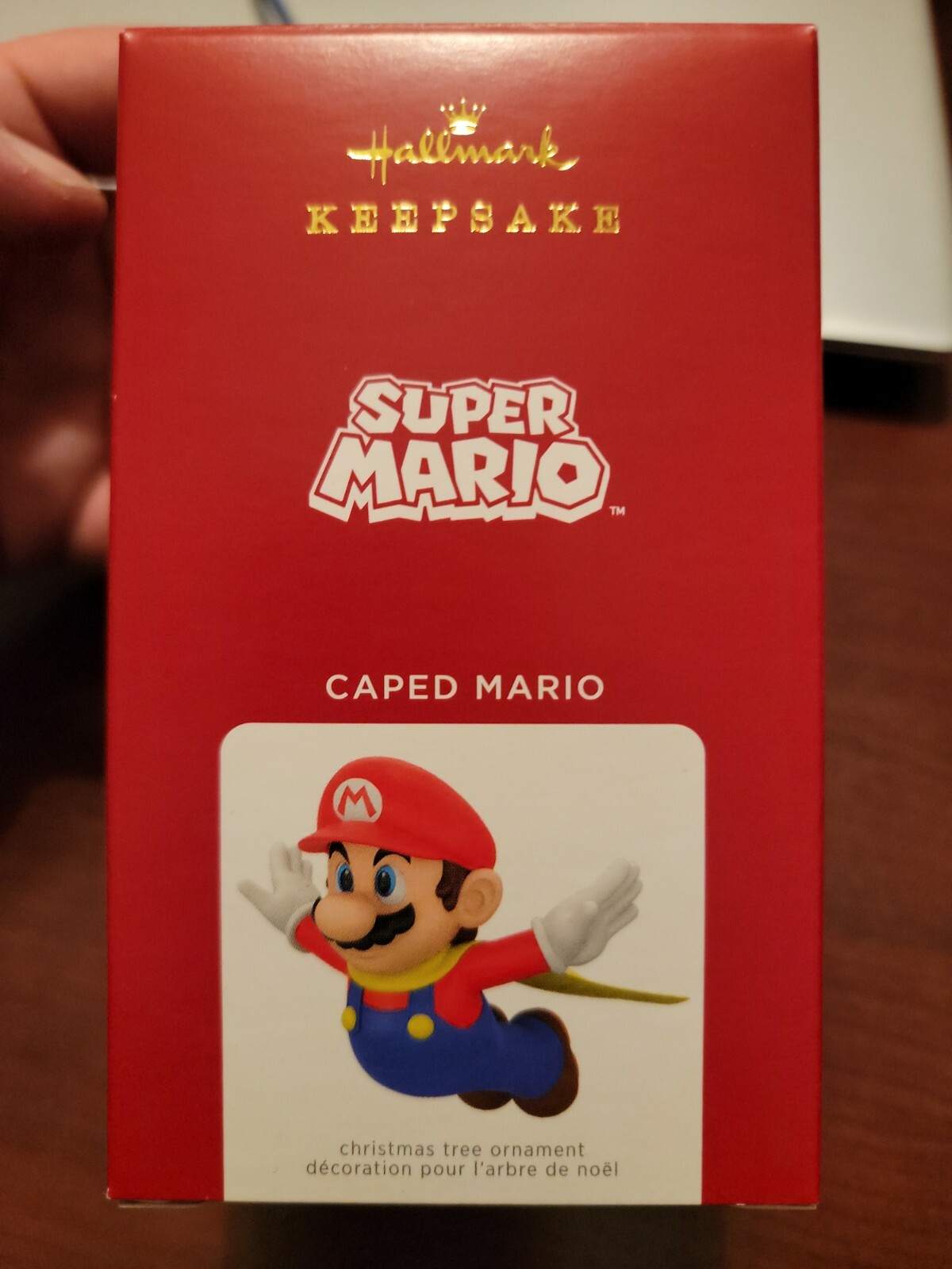 2021 Hallmark Keepsake Caped Mario Nintendo Super Mario Christmas ...