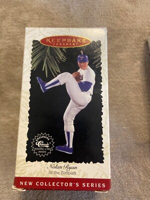 1996 Hallmark Keepsake Nolan Ryan Texas Rangers Christmas Ornament New ...