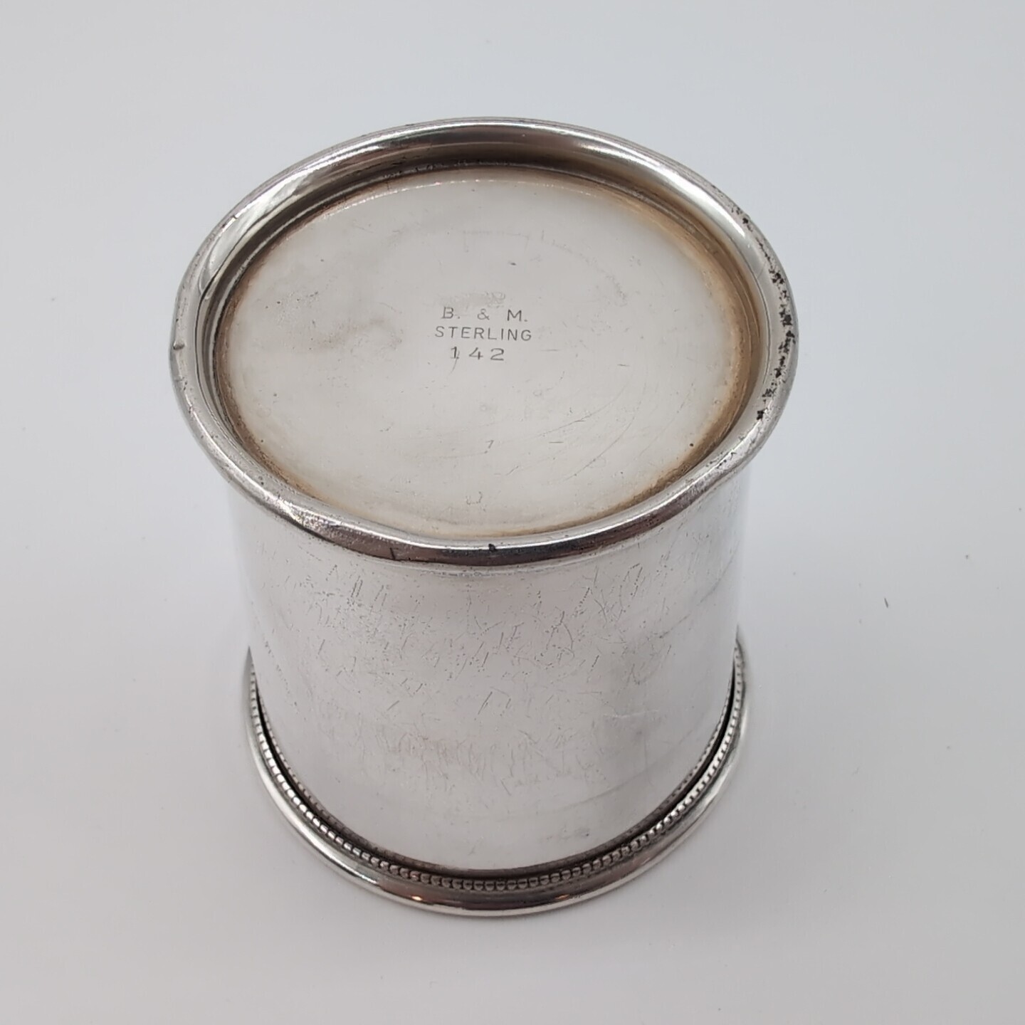 Baldwin & Miller 142 Sterling Silver Mint Julep Cups - Well Used - Set ...