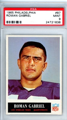 1965 Philadephia Roman Gabriel 87 PSA 9 Rams | eBay