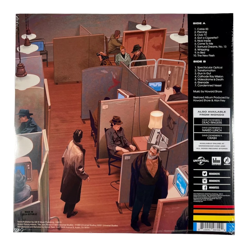 Mondo: Videodrome Soundtrack (Vinyl) New Sealed 810041487094| eBay