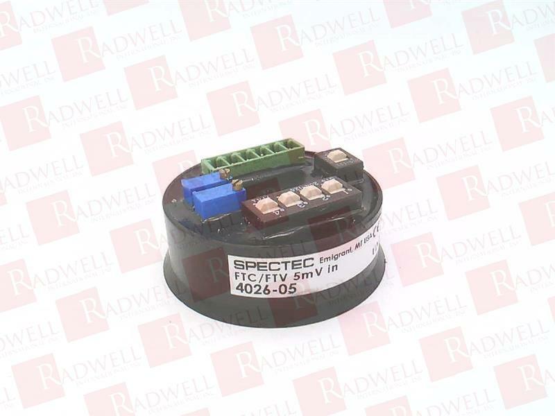 SPECTEC 4026-05 / 402605 (USED) | eBay