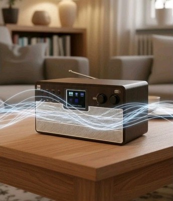 Dual Radiostation IR 100 DAB+ UKW Digital internet Radio Schwarz | eBay.de
