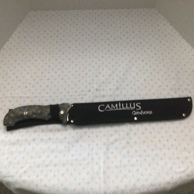 Camillus Carnivore X 18.5" Machete Knife w/ Sheath Titanium Bonded ...